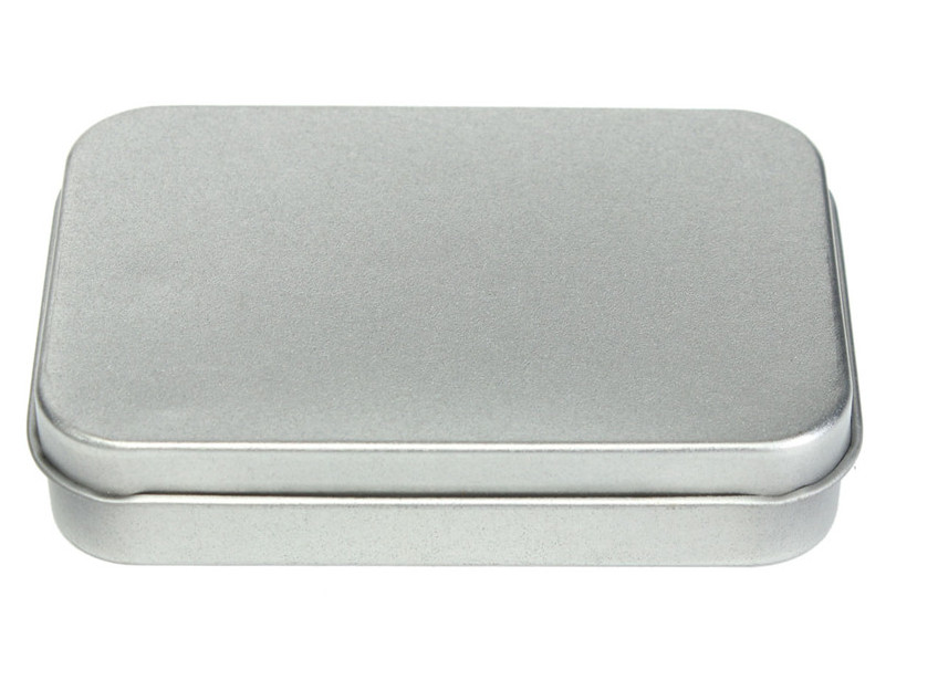 Rectangle Hinged Seamless Tin Box With Hinge For Candy Chocolate Sugar ...